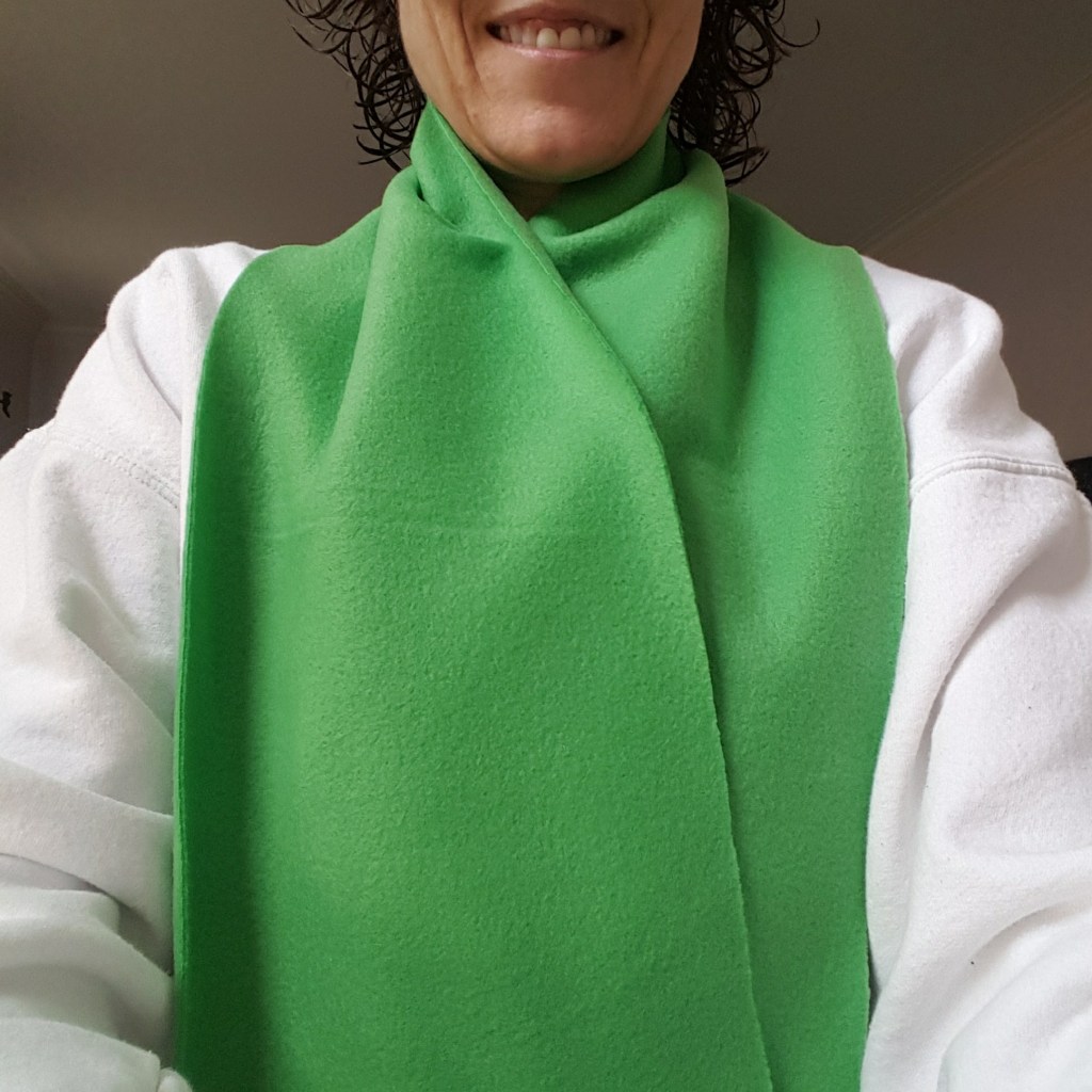 Warm and Cuddly Fleece Scarves are Quick and Easy to Make – Team Colors ...