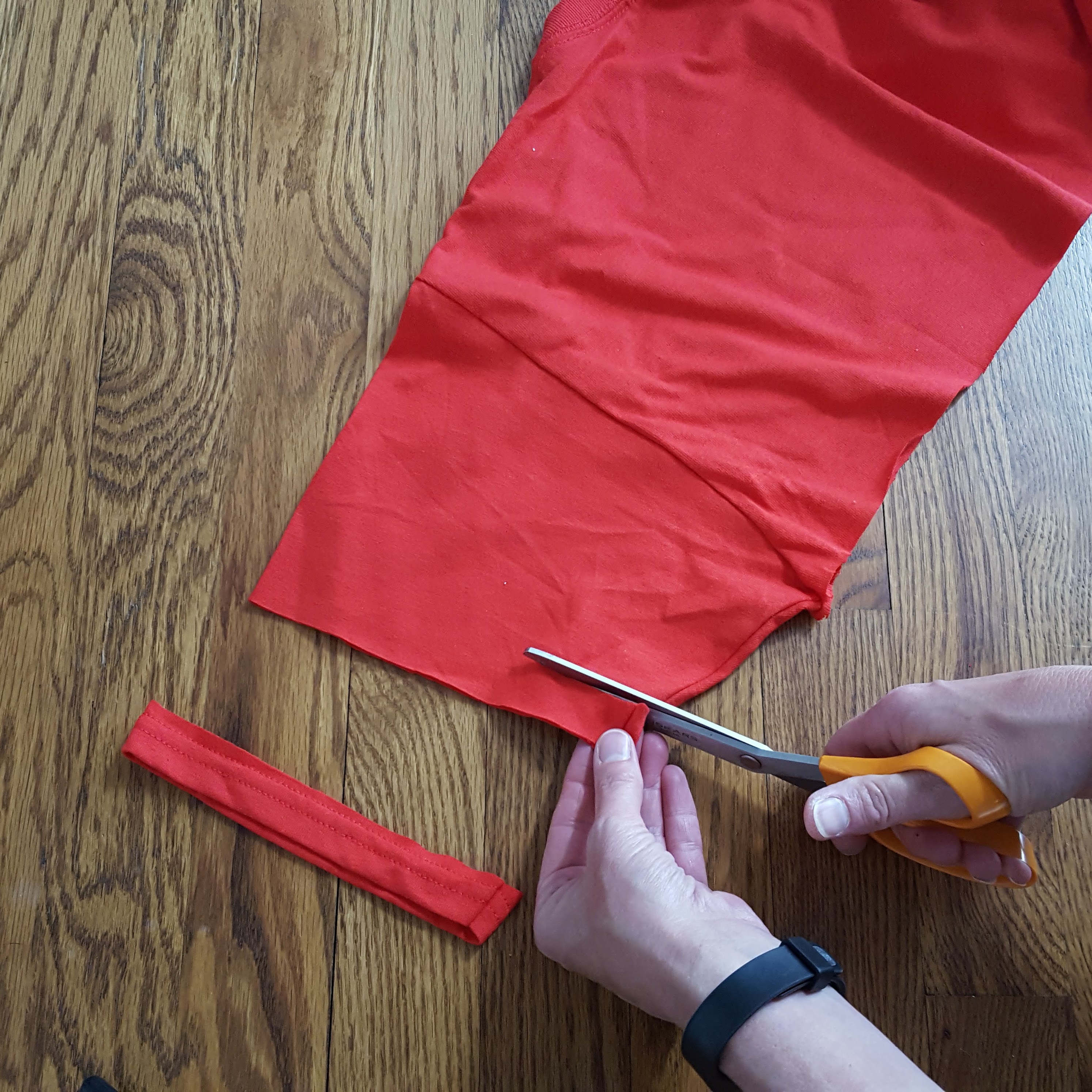 Pic 4a – cut strips – Team Colors By Carrie
