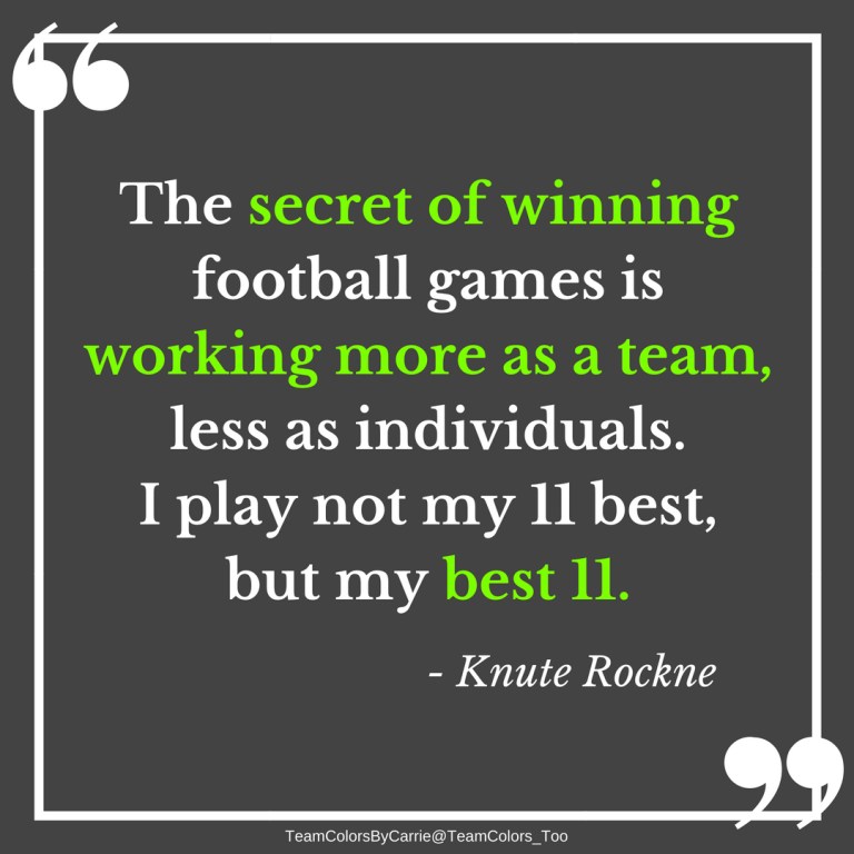 25 MORE of the Greatest Football Quotes Ever – Team Colors By Carrie