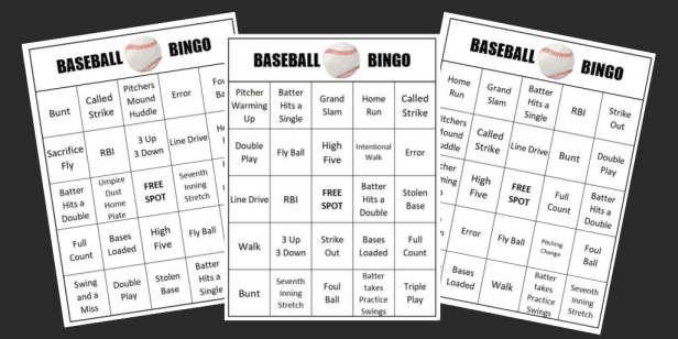 Get in the Game with 30 FREE Baseball BINGO Card Printables! – Team ...