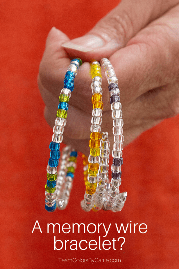 What is a Memory Wire Bracelet? – Team Colors By Carrie
