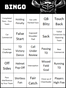 How to Play Football Bingo, with FREE Cards to get Started! – Team ...