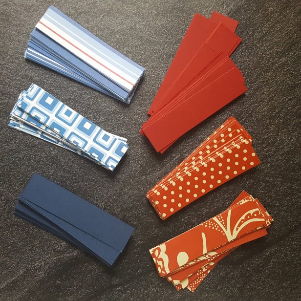 How To Make A Quick And Easy Paper Strip Party Garland – Team Colors By ...