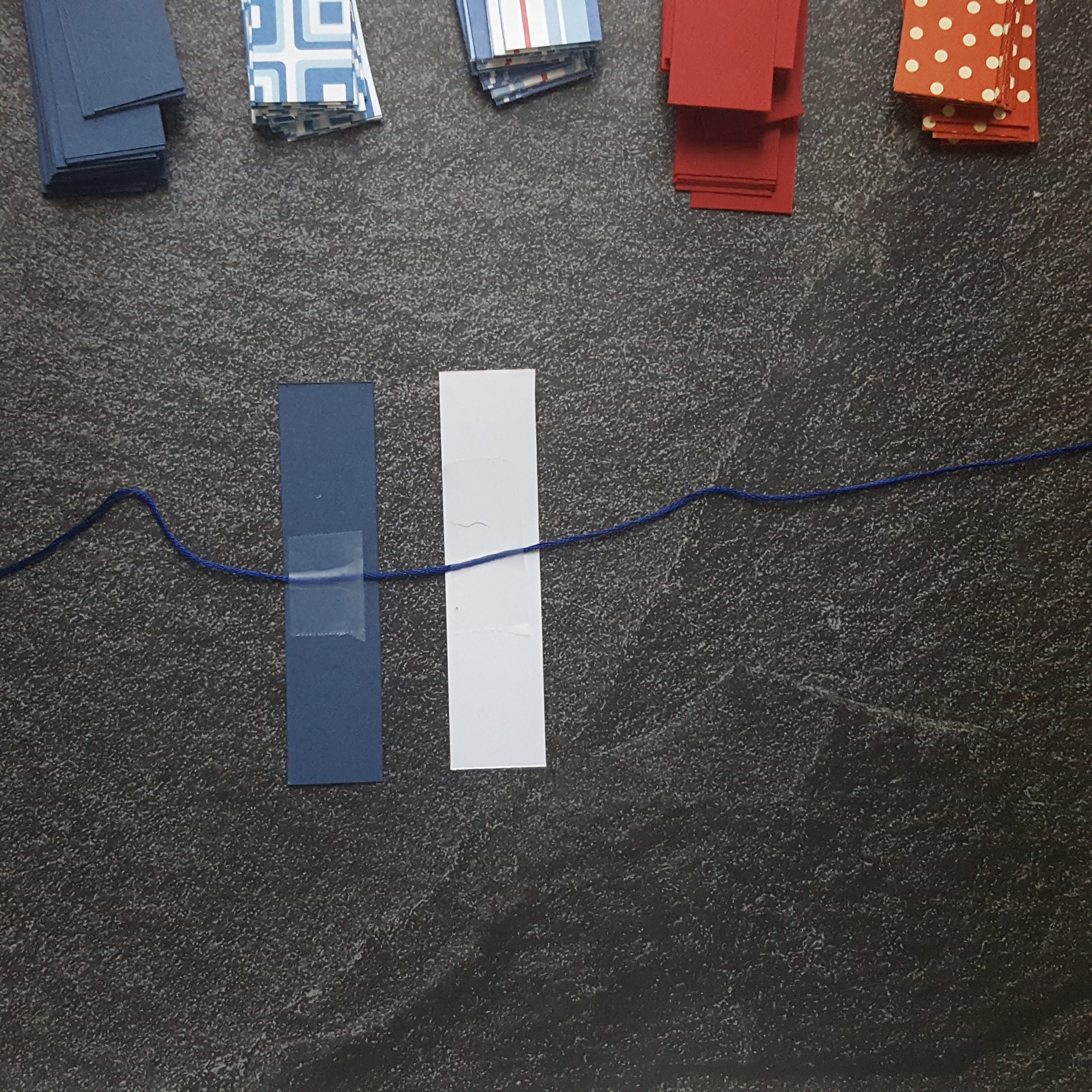 How To Make A Quick And Easy Paper Strip Party Garland – Team Colors By ...