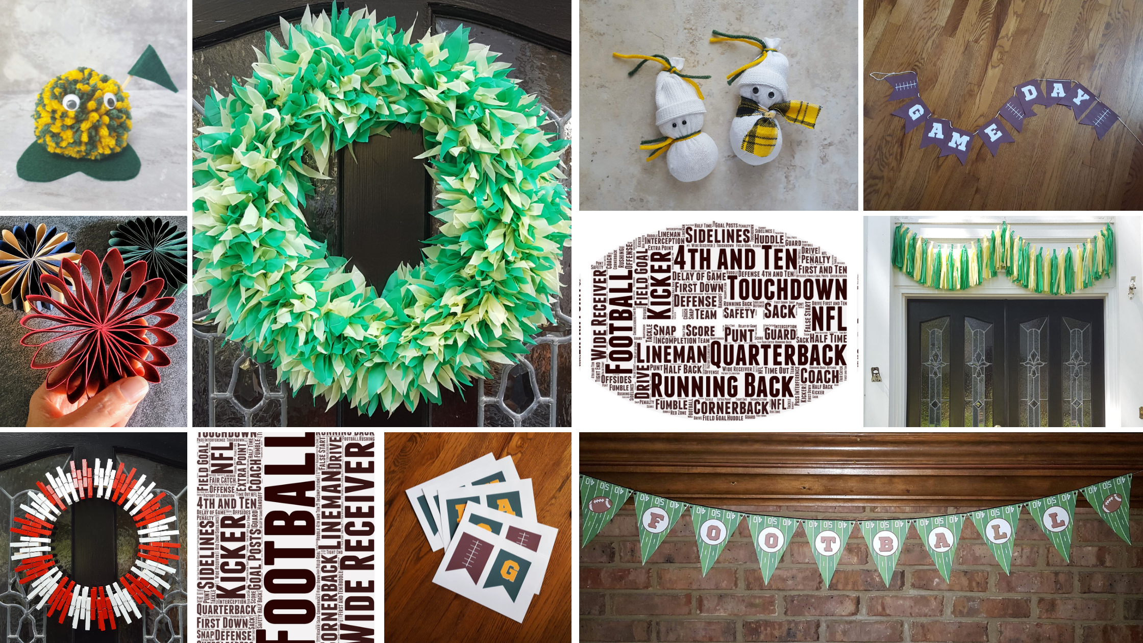 10 Unexpected Football Party Decorations You Can Make Yourself – Team ...