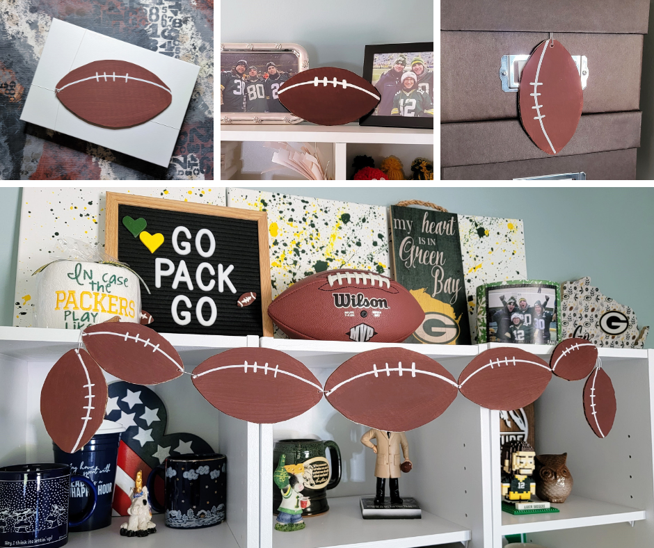 How to Recycle Old Cardboard into Exciting Football Party Decorations ...
