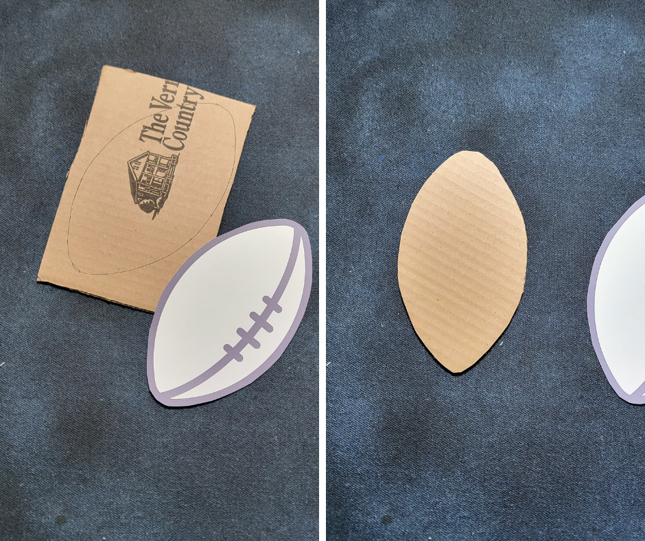 How to Recycle Old Cardboard into Exciting Football Party Decorations ...