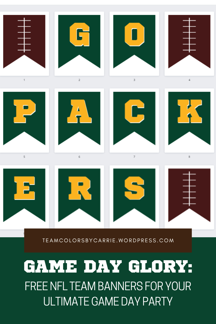 Game Day Glory: Free NFL Team Banners for Your Ultimate Game Day Party ...
