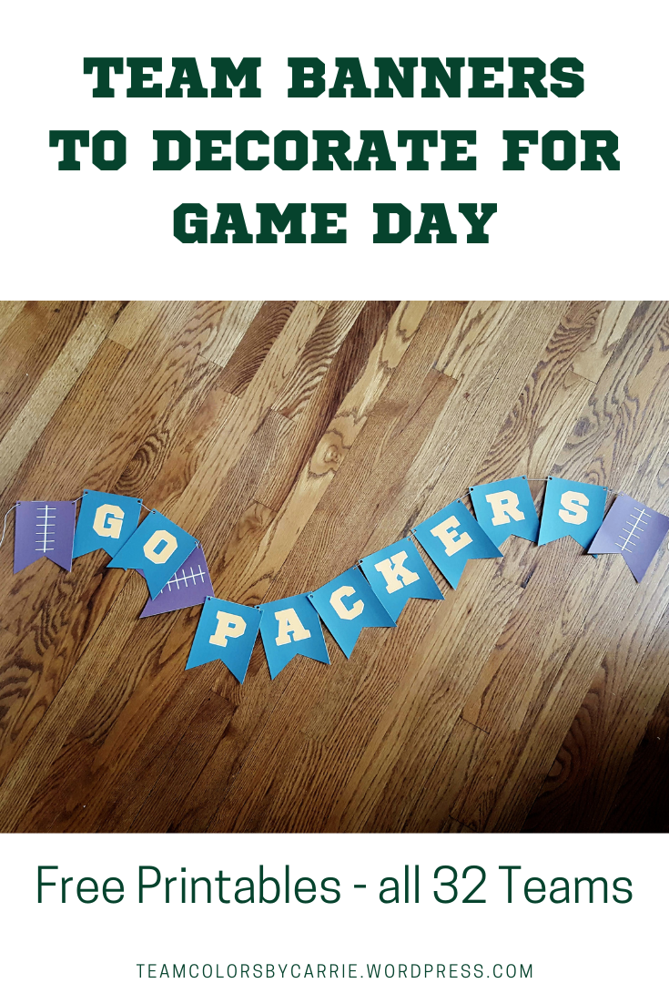 Game Day Glory: Free NFL Team Banners for Your Ultimate Game Day Party ...
