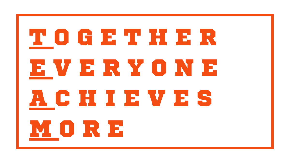 Together Everyone Achieves More … Get Your Free Printable – Team Colors ...