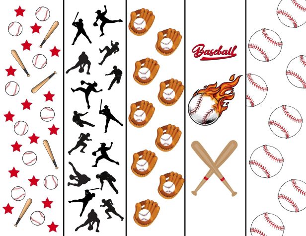 For the Love of the Game: Free Baseball Bookmarks – Team Colors By Carrie